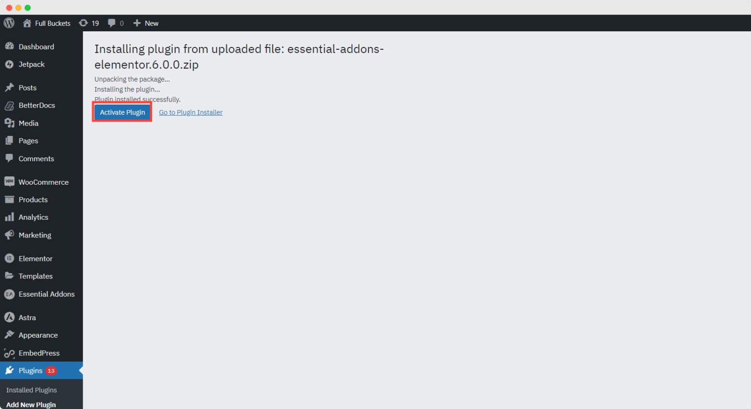 Installing PRO version | Essential Addons for Elementor