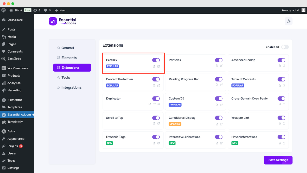 How To Add Parallax Effects In Wordpress Website And Make It Interactive No Coding Essential