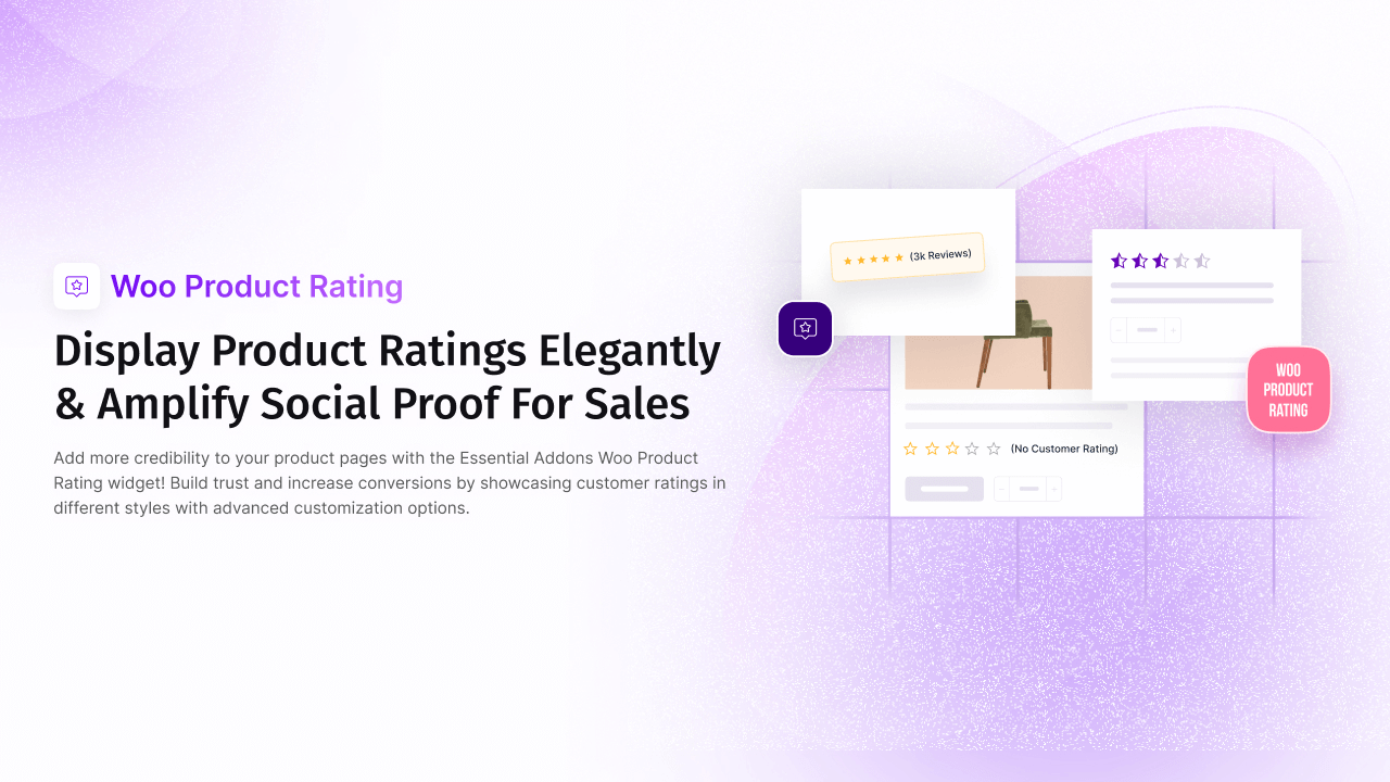 Woo Product Rating | Essential Addons for Elementor